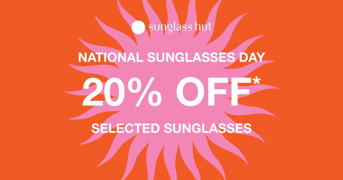 20% OFF for National Sunglasses Day | Wollongong Central
